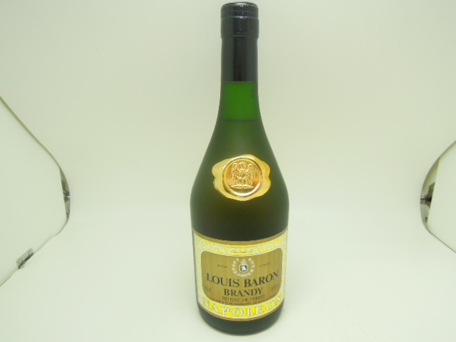 追H 古酒 LOUIS BARON ルイ バロン NAPOLEON ナポレオン BRANDY ブランデー 40％ 700ml 未開栓 長期保管 ...
