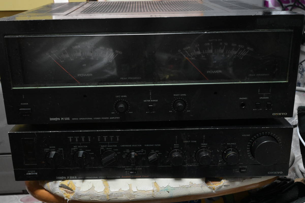 ONKYO Integra M-506 プリアンプ P-306R 2台セット ジャンク品(ONKYO)｜売買されたオークション情報、yahoo ...
