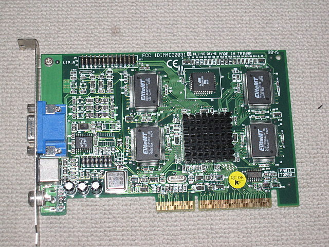 AGP RIVA 128 VGA ビデオカード 2550/80428(AGP)｜売買されたオークション情報、yahooの商品情報をアーカイブ公開 - オークファン（aucfan.com）