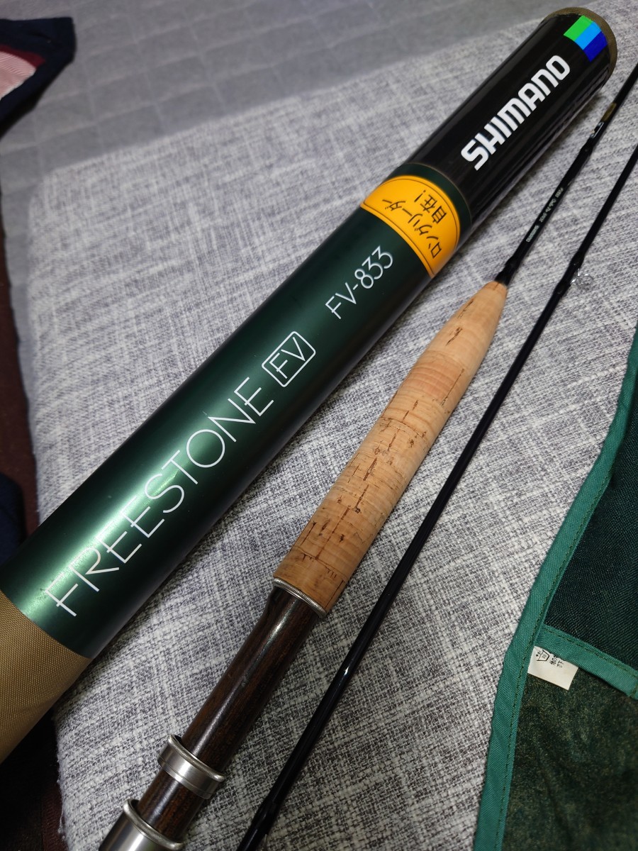 シマノSHIMANO フリーストーンFREESTONE FV833 8.3インチ＃3ライン 2ピース フライロッド(フライロッド)｜売買されたオークション情報、yahooの商品情報をアーカイブ ...