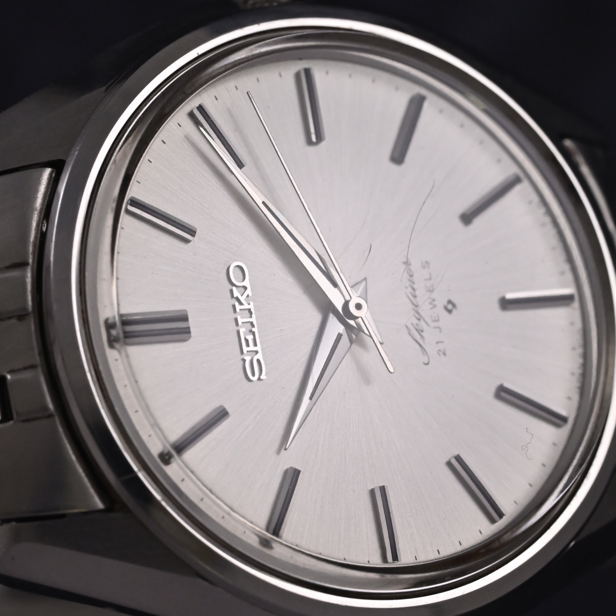 ヴィンテージ 1968年 SEIKO セイコー SKYLINER Hand-Winding 21 Jewels Ref.6100-8000 Cal.61A Working $N32-306-6 ...
