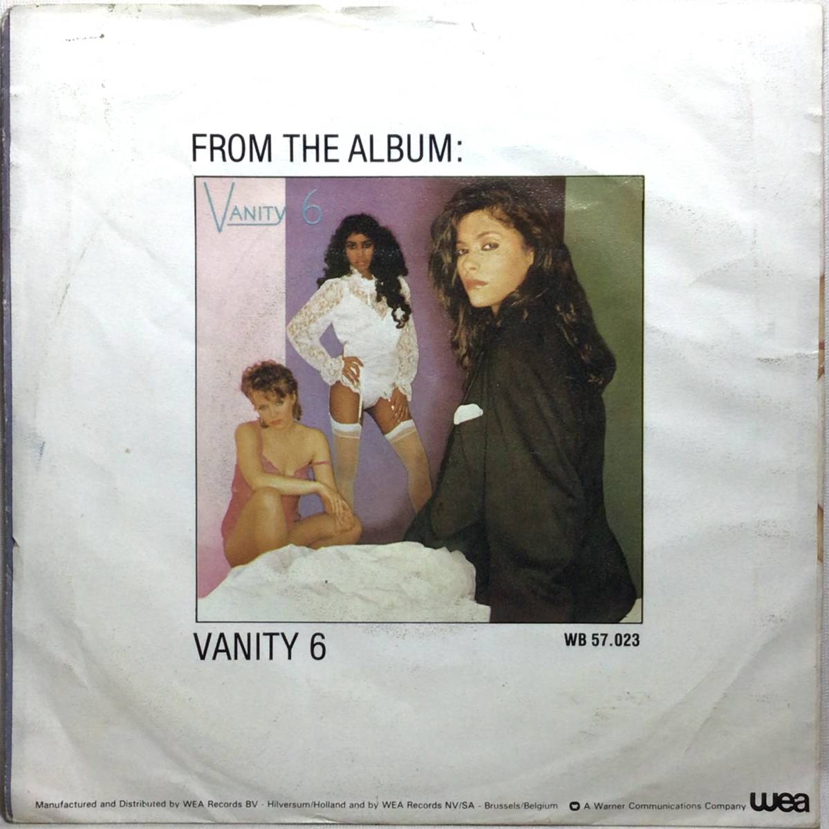 蘭7 VANITY 6 / NASTY GIRL BRITNEY SPEARS"I’M A SLAVE 4 U 元ネタ 1982 オランダ盤 7インチシングルレコード EP 45 ...