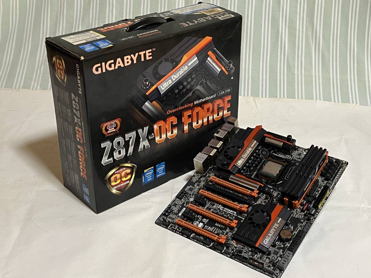 GIGABYTE GA-Z87X-OC Force CPU メモリ付き 品(GIGA-BYTE)｜売買されたオークション情報、yahooの商品 ...