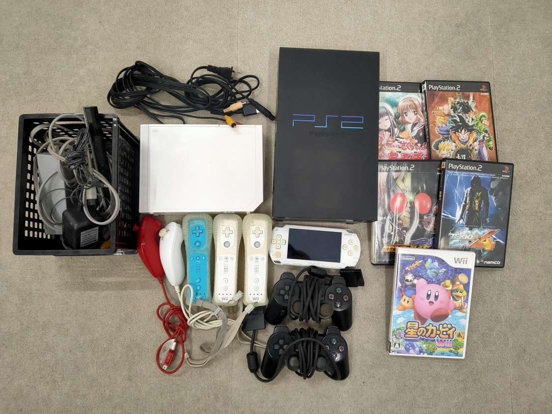 ＃4690 ゲーム機おまとめ Wii PS2 PSP 本体 コントローラー ソフト 動作未確認 ジャンク品(その他)｜売買されたオークション情報、yahooの商品情報をアーカイブ公開 ...