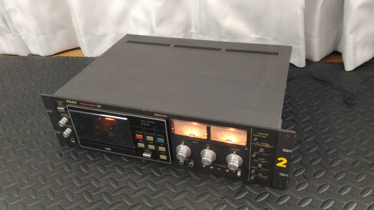 TASCAM タスカム TEAC ティアック 122-B ステレオ カセットデッキ 通電のみ確認 ジャンク品(一般)｜売買されたオークション ...