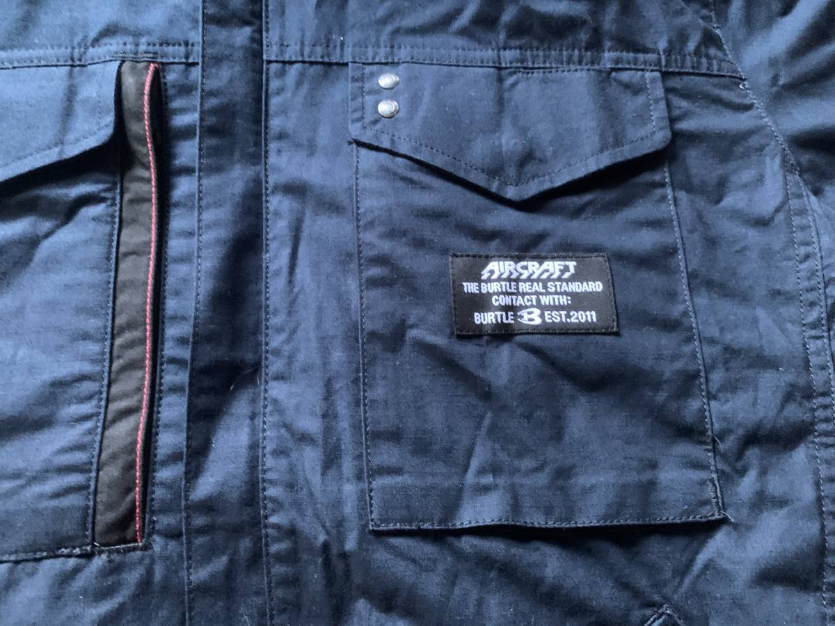 BURTLE/バートル AIRCRAFT 空調服 エアークラフト 半袖ブルゾン AC1186 Mサイズ カラーネイビー(ジャンパー、ブルゾン ...