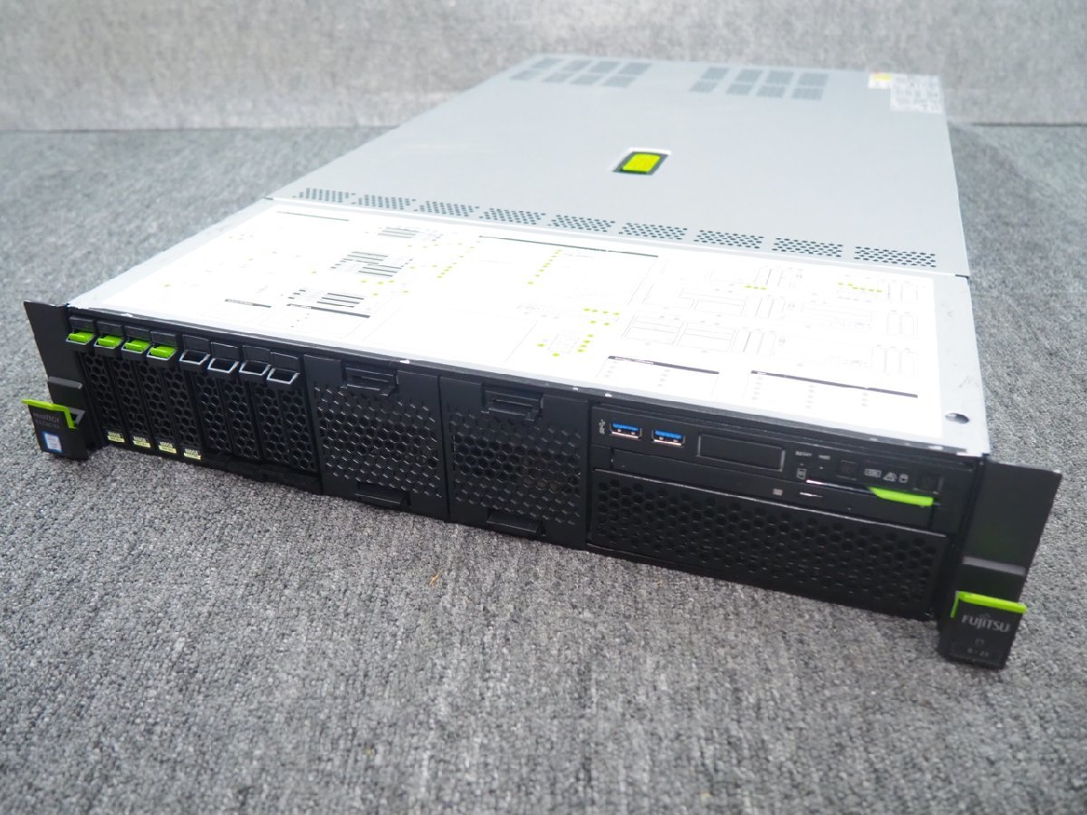 S66 Xeon Silver Dual搭載 Fujitsu PRIMERGY RX2540 M4 8C Xeon Silver 4110 2 ...