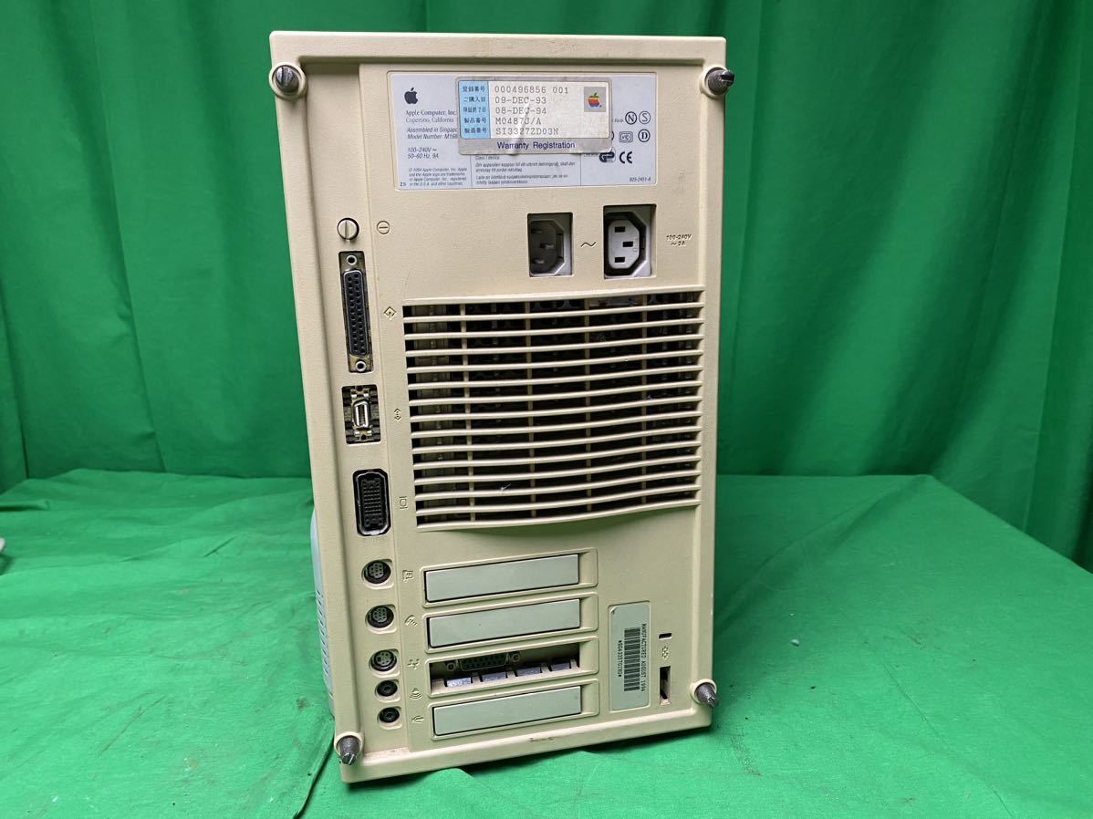 z323 Apple アップル Mac Power Macintosh 8100/80AV M1688 マッキントッシュ アップル HDD欠品 ...