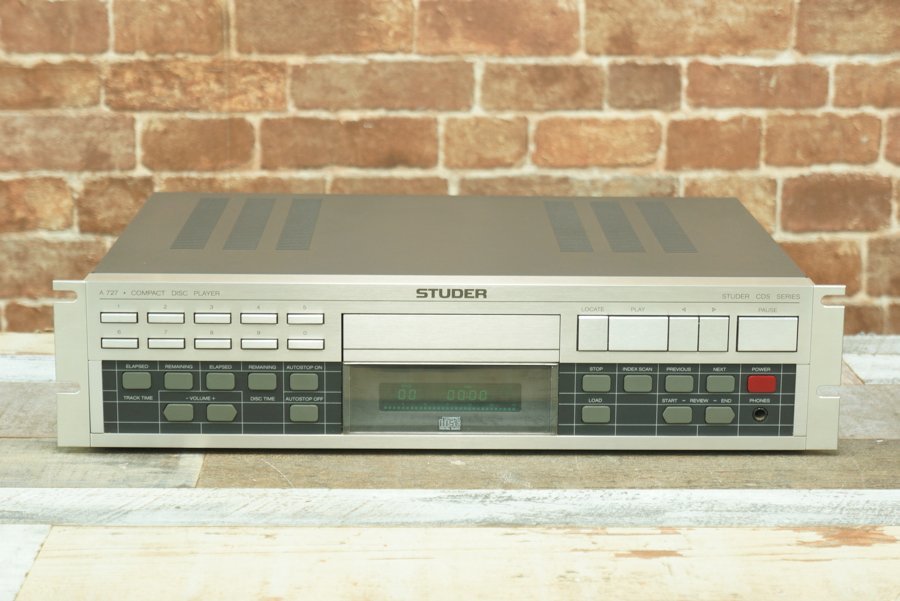 STUDER A727 スチューダー CDプレーヤー PHILIPS 共同開発 プロフェッショナル向けCDプレーヤー メンテナンス済 #R08168(一般)｜売買されたオークション情報 ...