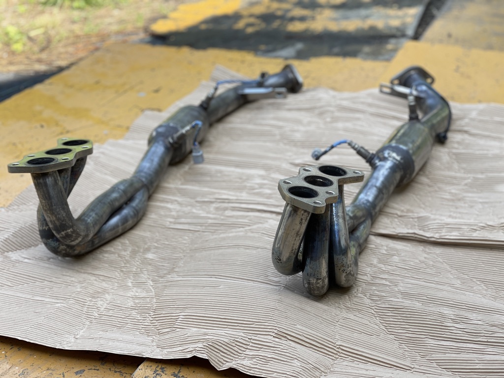 レガシィ 3.0R BPE BLE 社外 エキマニ 触媒付きエキゾーストマニホールド EZ30 K2 GEAR K2ギア EXマニホールド T6(触媒、エキマニ、フロントパイプ)｜売買された ...