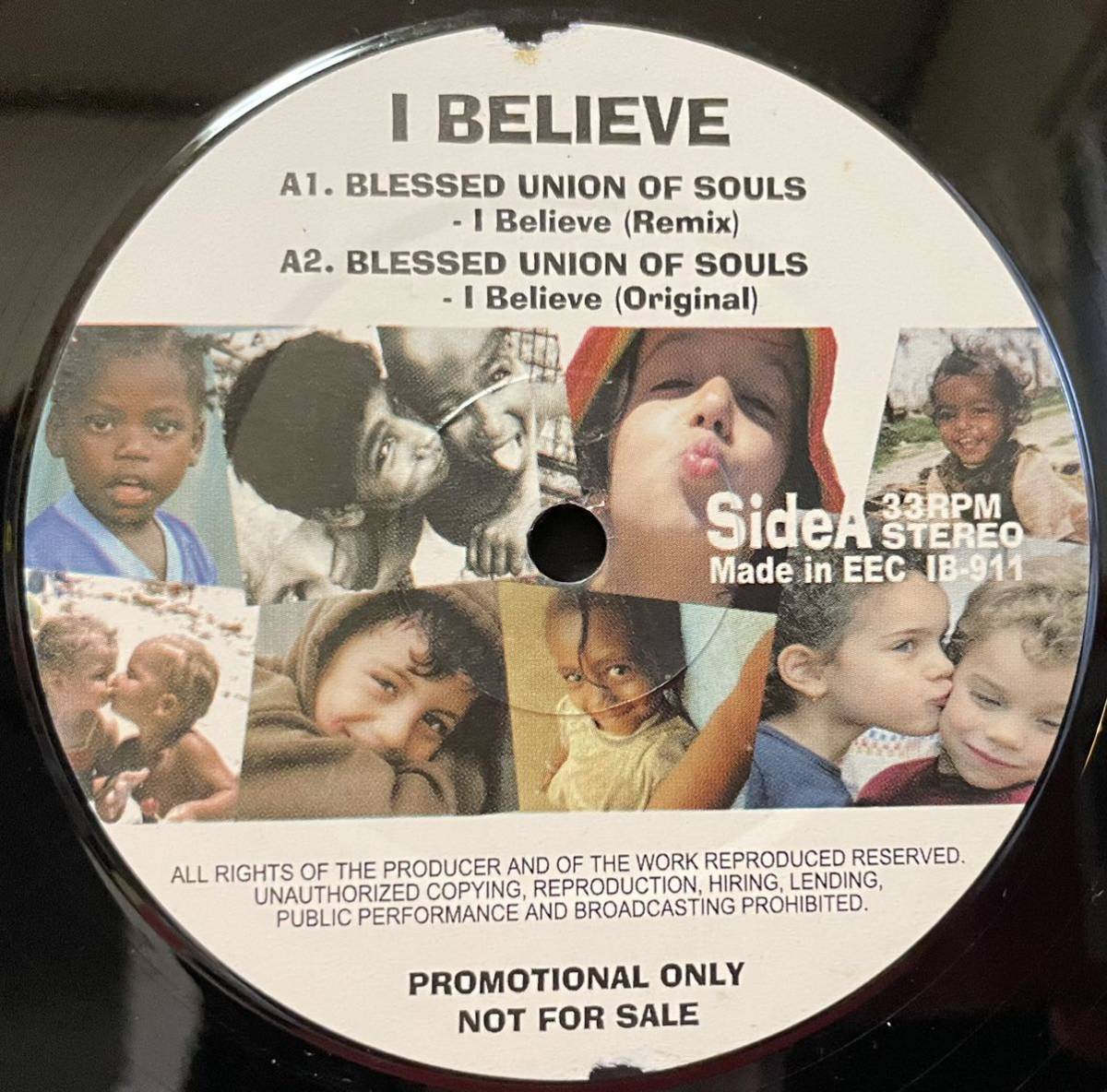 BLESSED UNION OF SOULS ／ T.O.K.とI BELIEVE 12inch盤その他にもプロモーション盤 レア盤 レコード ...