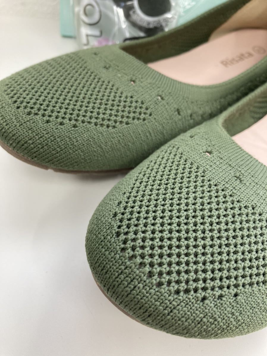 やわらかシューズ 24cm 通気性の良いレース編み カーキ 外反母趾 risata(24.0cm)｜売買されたオークション情報、yahooの商品情報をアーカイブ公開 - オークファン ...