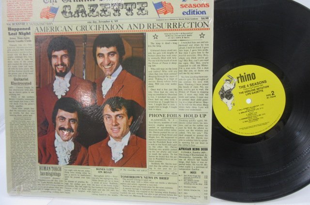 The 4 Seasons /The Four Seasons The Genuine Imitation Life Gazette LP 12インチ /Rhino Records R1 ...