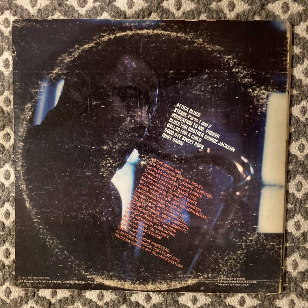 USオリジナル Archie Shepp Attica Blues / Charles Greenlee Marion Brown Joe ...