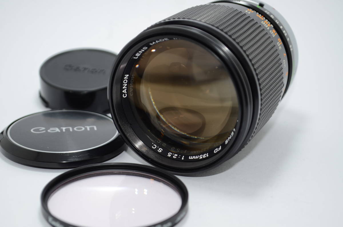 外観特上級 Canon FD 135mm F2.5 S.C. キャノン #t6020(キヤノン)｜売買されたオークション情報、yahooの商品情報をアーカイブ公開 - オークファン ...