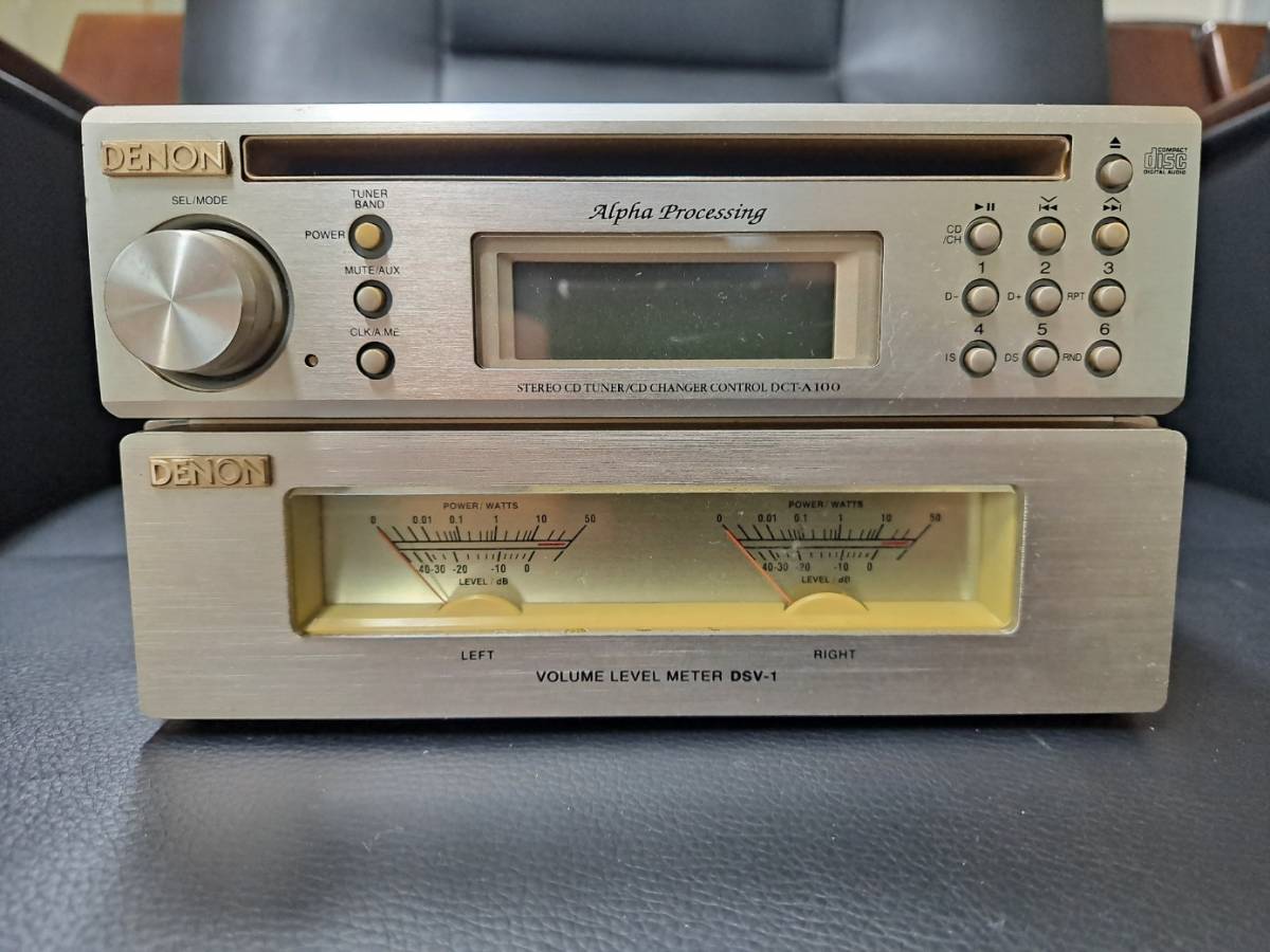 denon dct-a100+level meter dsv-1