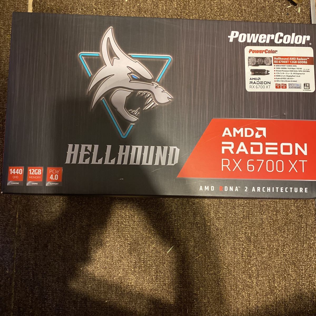 PowerColor Hellhound AMD Radeon RX 6700XT 12GB GDDR6 HDMI2.1 ×1 ...