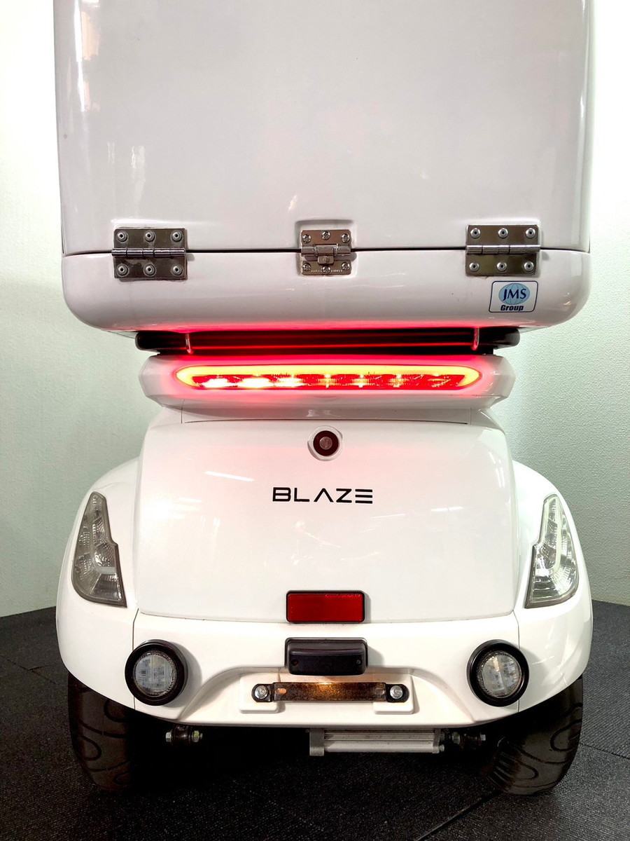 231247-1 BLAZE EV delivery ホワイト ルーフ装着タイプ ブレイズ EVデリバリー 電動バイク 車検 車庫登録不要 ...
