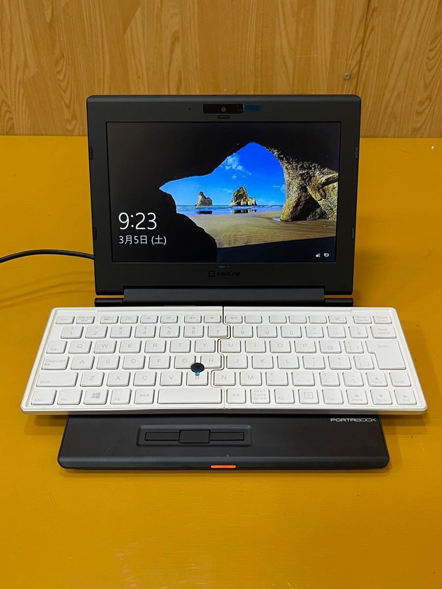 KING JIM ノートパソコン キングジム KING JIM パソコン PORTABOOK ミニ ノート マウス付き キーボード付き USB ...