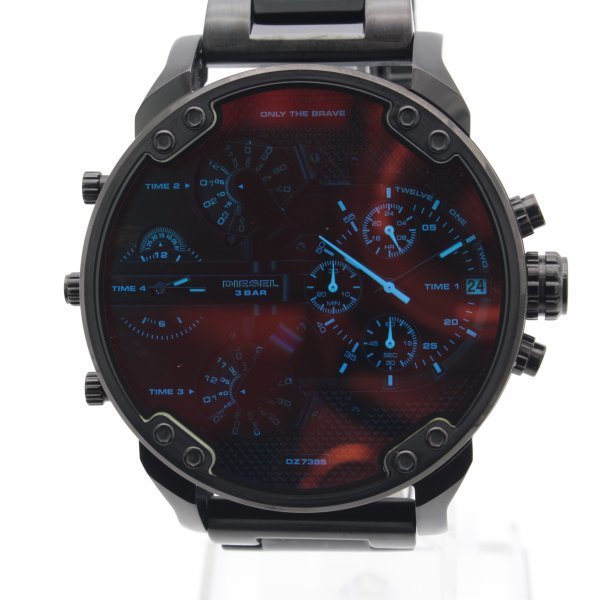 0338 DIESEL 腕時計 DZ7395 Mr.Daddy 2.0 3気圧防水 BIG デカフェイス クロノグラフ メンズ かっこいい ...