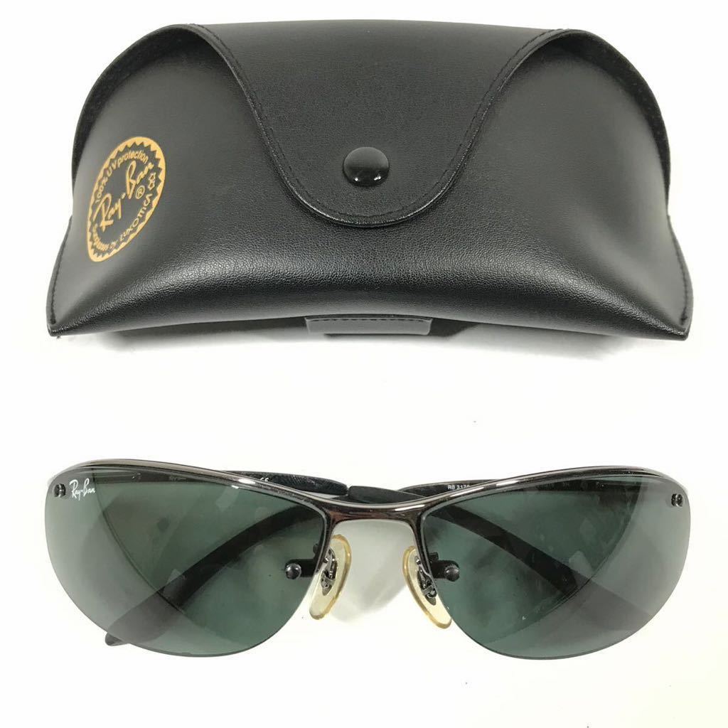 レイバン 本物 Ray-Ban サングラス TOP BAR トップバー RB 3179 カーキグレー色系 メンズ レディース イタリア製 ...