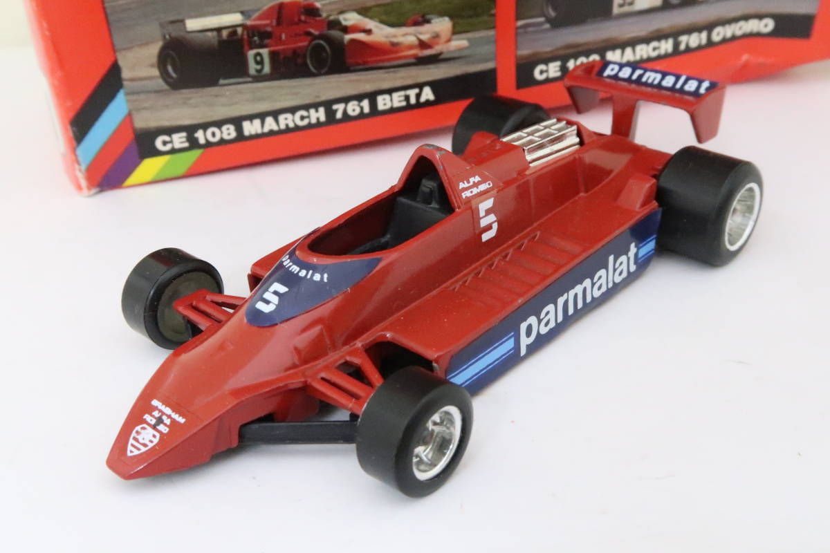Polistil BRABHAM PARMALAT BT48 ALFA ROMEO ブラバム F1 箱付 1/41 イタリア製 ハレ ...