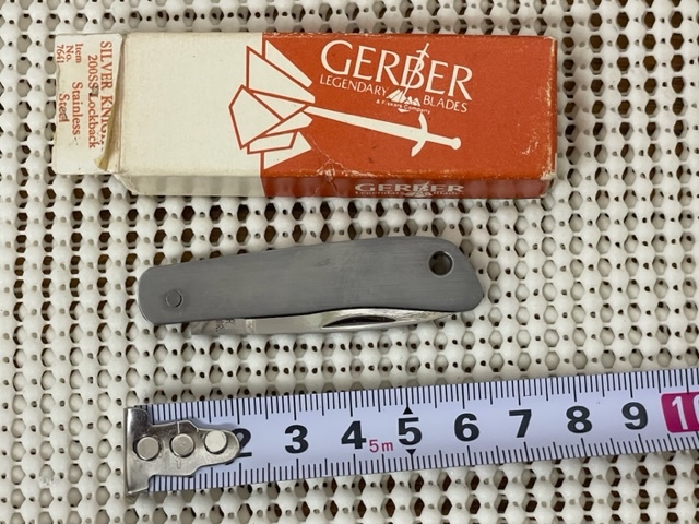 GERBER USA Silver Knight 200SS Lock Back#7641 デッドストック品(ハンティングナイフ、狩猟刀 ...