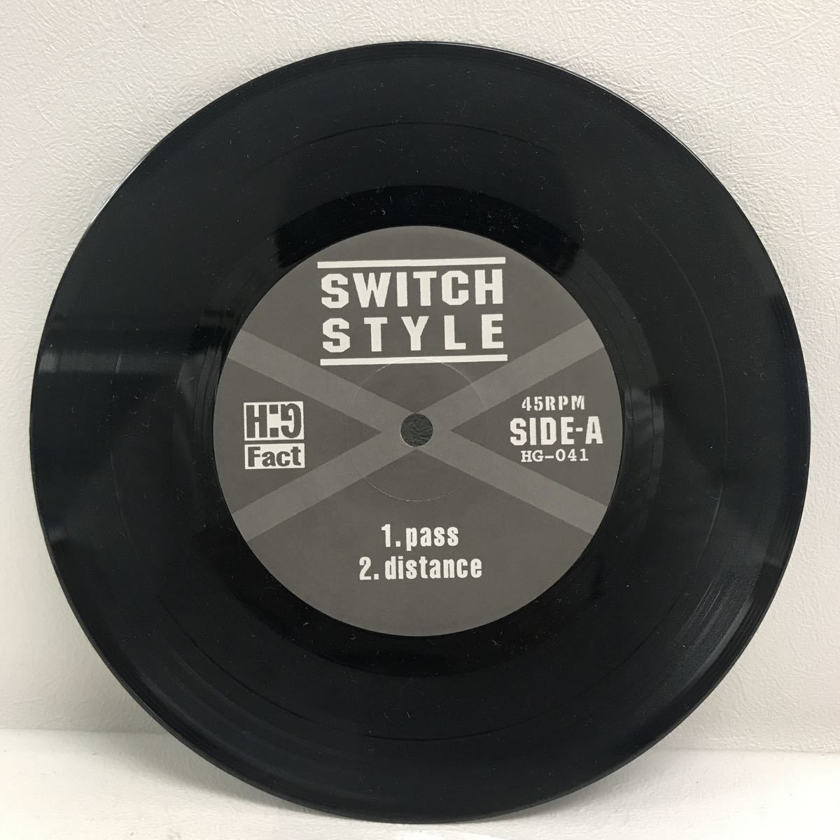 I0915A6 SWITCH STYLE EP レコード HG-041 PASS / distance / we just testify ...