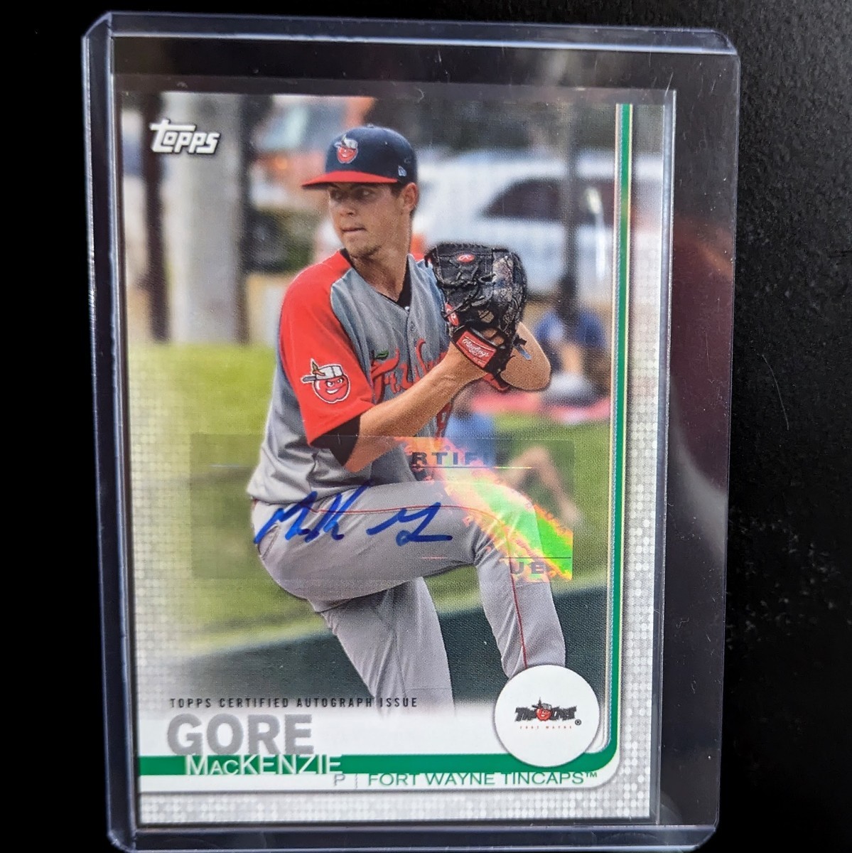 1円スタート 直筆サイン 2019 Topps Pro Debut MacKenzie Gore Auto WASHINGTON ...