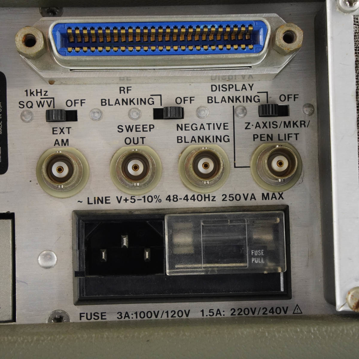DW 8日保証 8620C hp SWEEP OSCILLATOR OPT 007-011 86222A RF PLUG-IN .01-2 ...