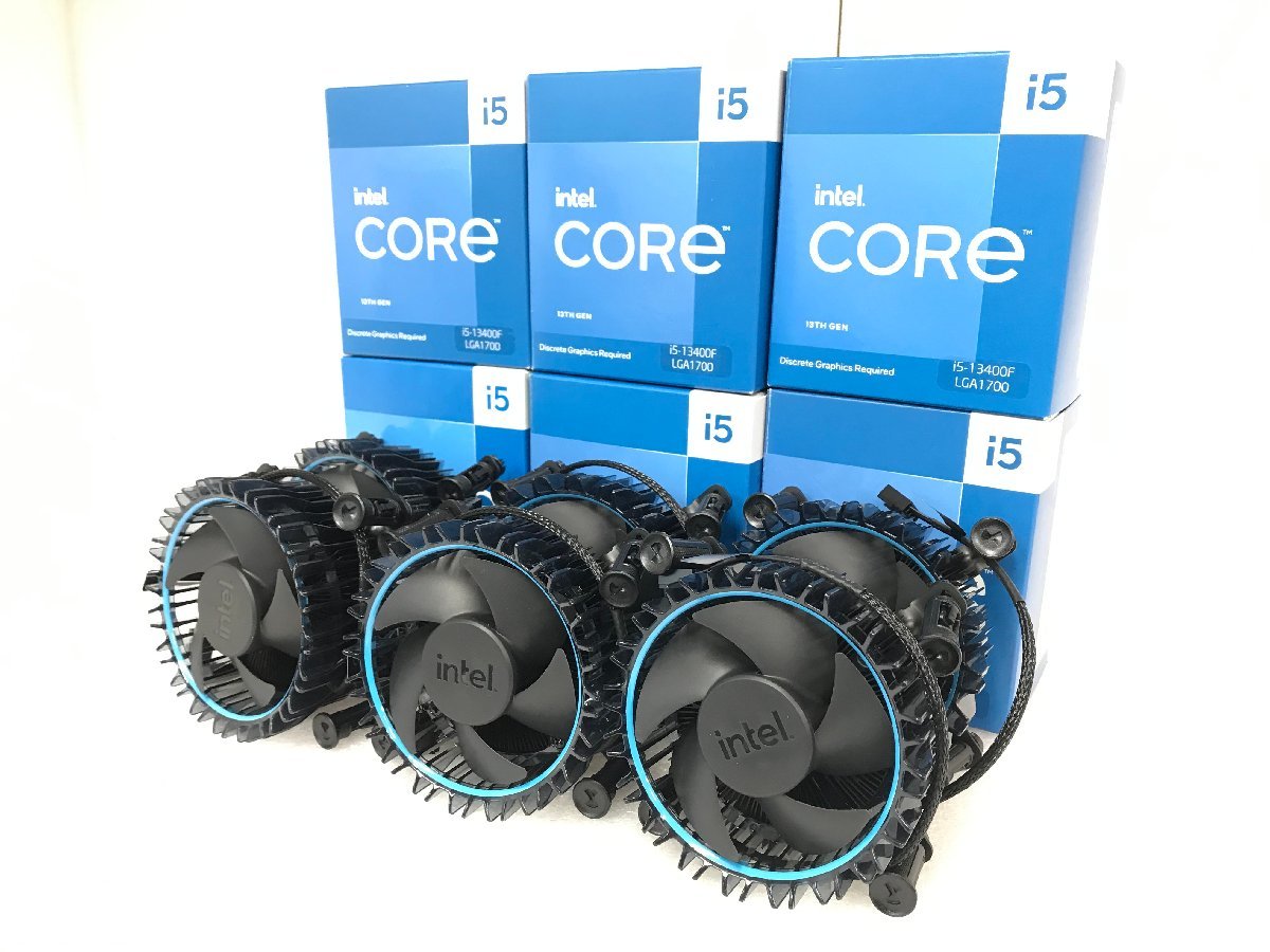 パソコン 6個セット CPUクーラー Intel Core i5-13400F向け純正CPUクーラー Laminar RM1 Cooler ...