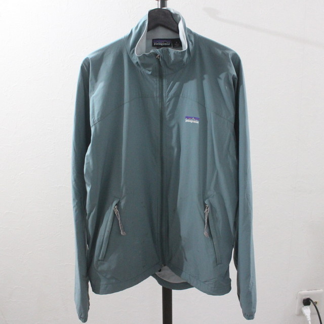e795 2002年製ビンテージ Patagonia パタゴニア ストレッチゼファージャケット 83900 00s 表記Mサイズ グリーン ...