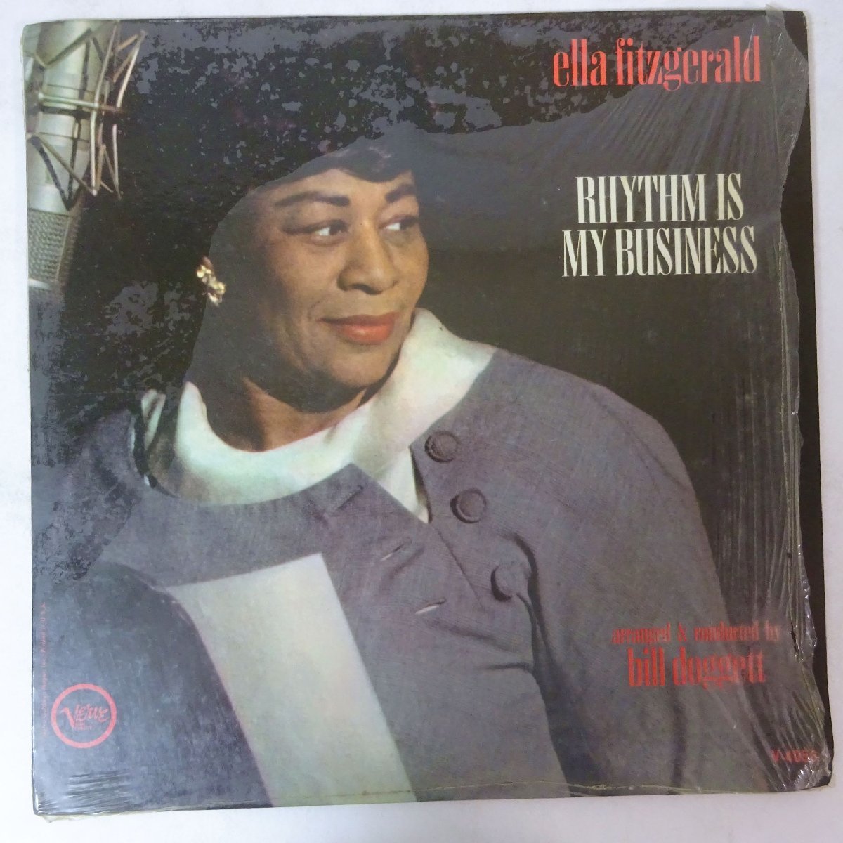 10014316; US盤/黒T字/MONO/VERVE Ella Fitzgerald Bill Doggett / Rhythm Is ...