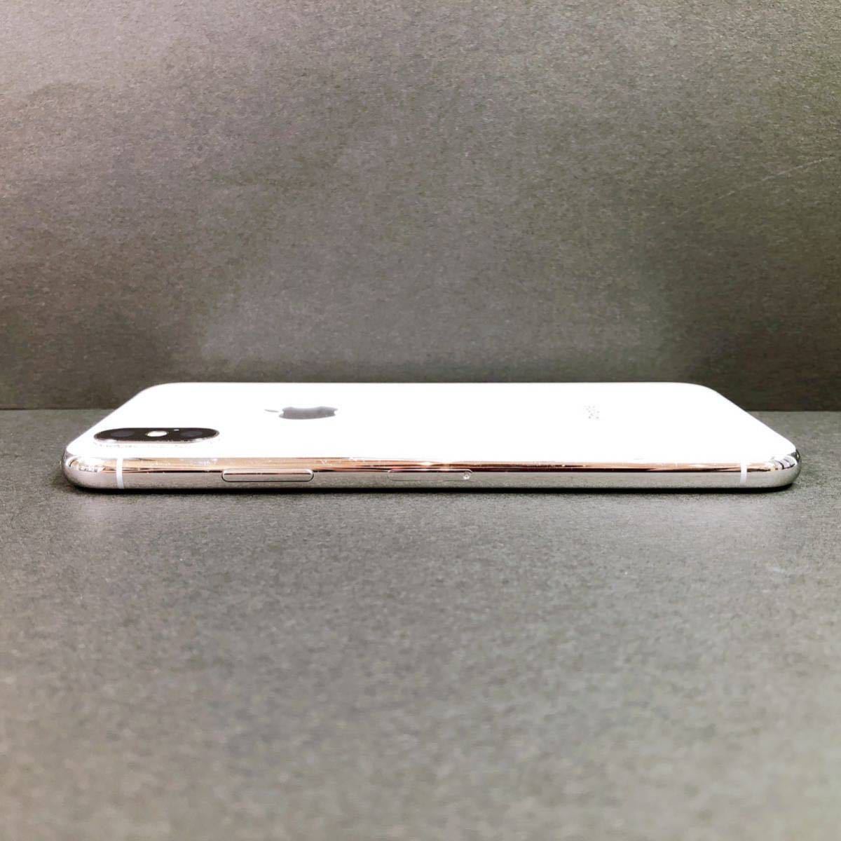 84 Apple iPhone X 本体 A1902 ホワイト GB不明 アップル アイフォン テン スマートフォン 動作確認 初期化済み ...