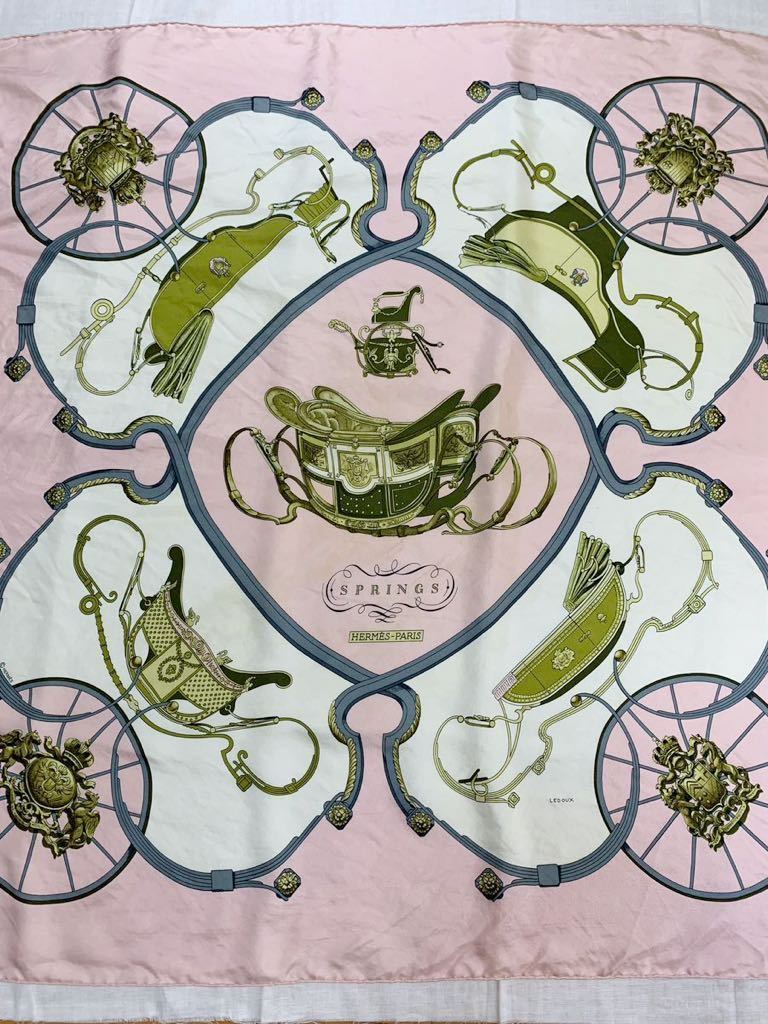 e11 エルメス HERMES 大判シルクスカーフ大量入荷第一弾 カレ90 Springs 1円スーパーセール(スカーフ)｜売買されたオークション情報、yahooの商品情報をアーカイブ公開 ...