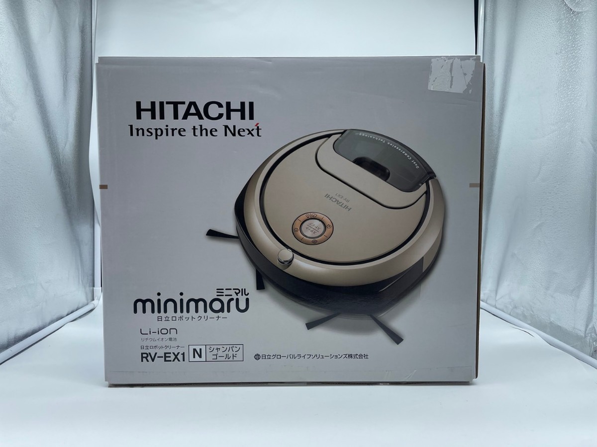 品 HITACHI/日立 ロボットクリーナー RV-EX1 シャンパンゴールド 管理番号1(ロボットタイプ)｜売買されたオークション情報、yahooの商品情報をアーカイブ公開 - オークファン ...