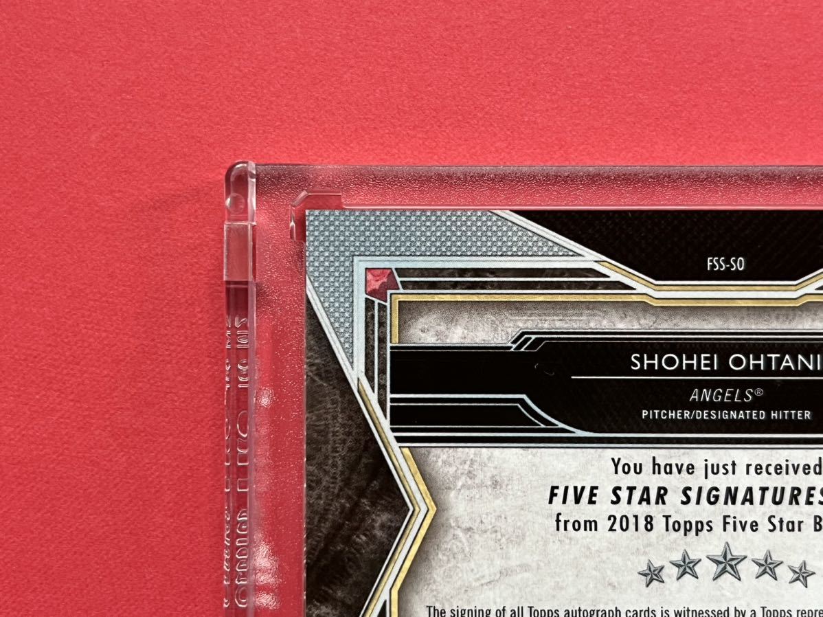 25枚限定 大谷翔平 ルーキー 直筆サインカード 2018 Topps FIVE STAR Five Star Signatures ...