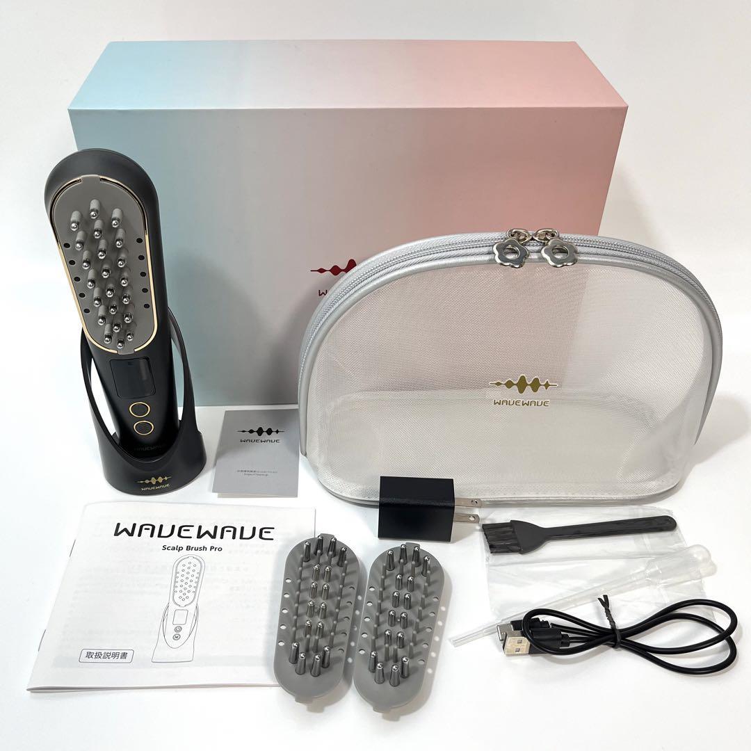 WAVE WAVE EMS 電気ブラシ スカルプブラシプロ WAVEWAVE ScalpBrush Pro(ヘアケア)｜売買されたオークション情報、yahooの商品情報をアーカイブ公開 ...