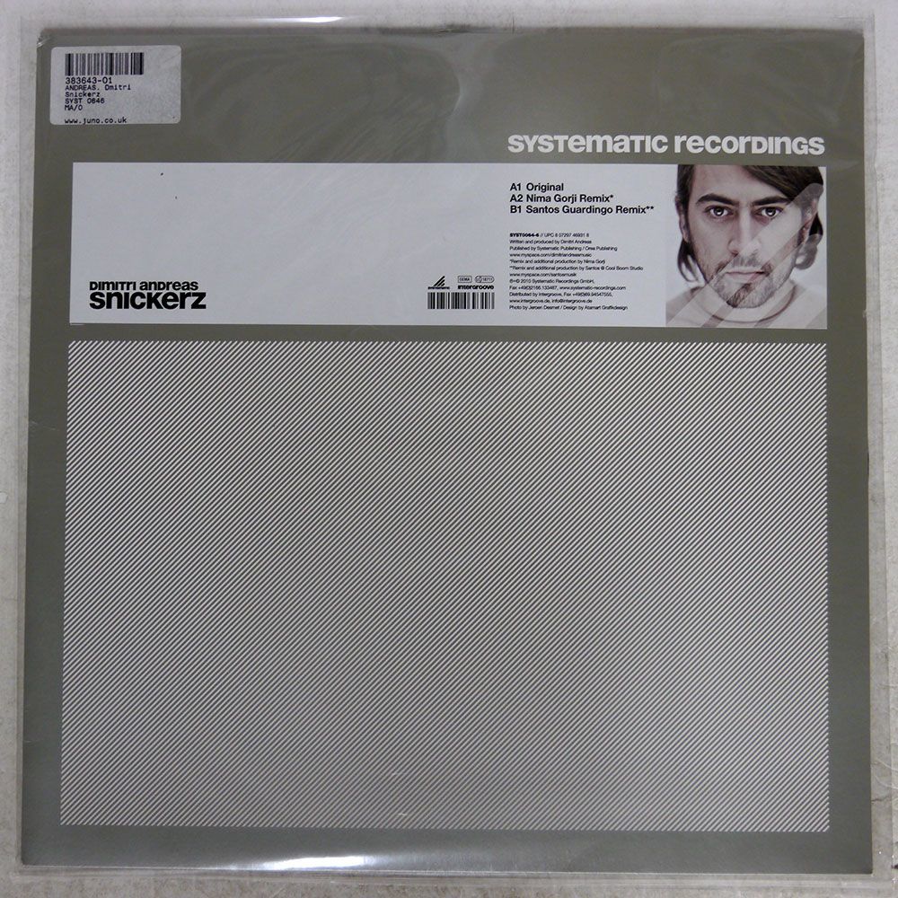 DIMITRI ANDREAS/SNICKERZ/SYSTEMATIC SYST00646 12(ハウス)｜売買されたオークション情報 ...