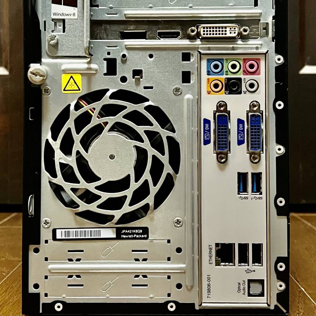 HP 超高速 i7-4770/ SSD512GB+大容量HDD1.5TB/大容量20GBメモリ/ブルーレイ/Wi-Fi/NVIDIAグラボ ...