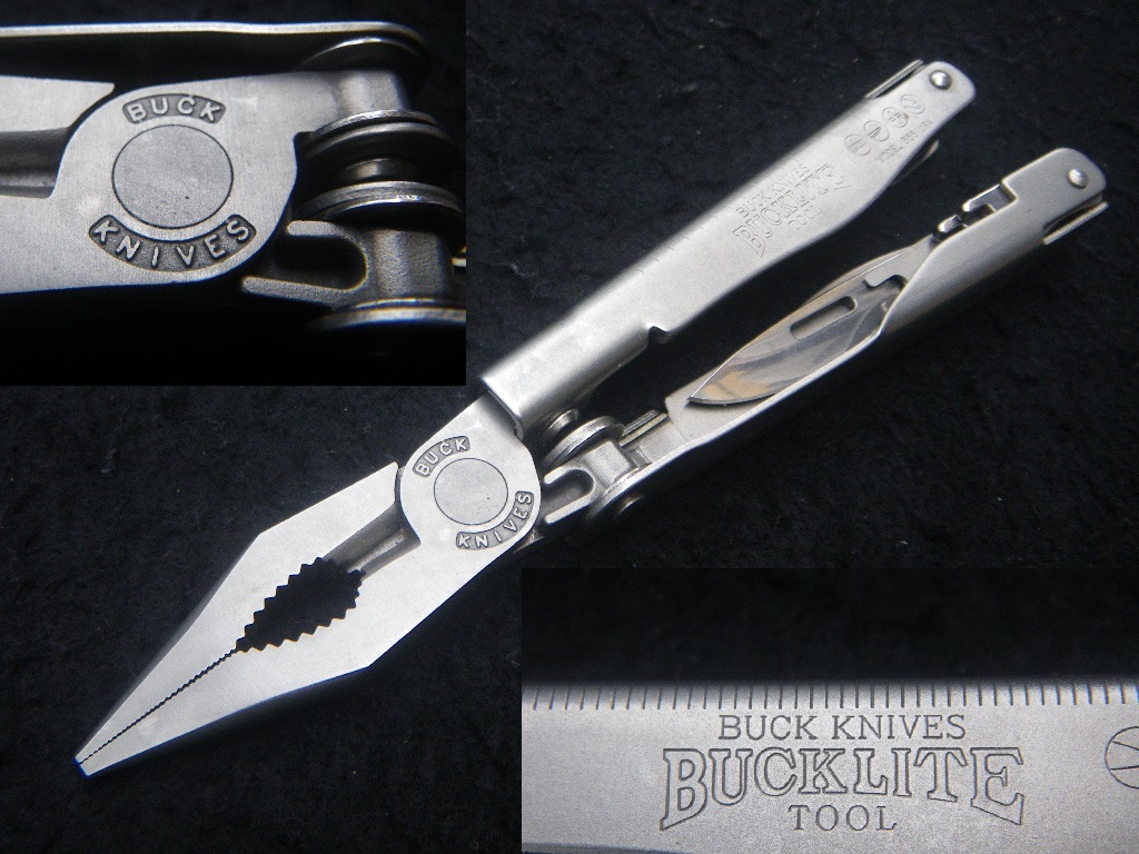 BUCK KNIVES BUCKLITE TOOL MODEL 355 USA バックナイフ マルチツール アウトドア 工具 キャンプ ペンチ ...