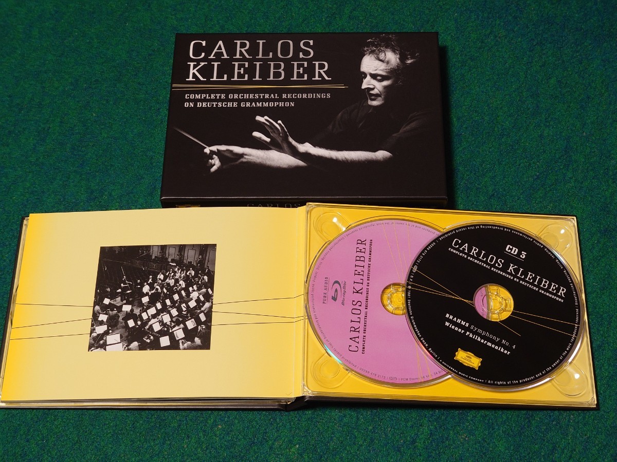 3CD+Blu-ray Audio BOX CARLOS KLEIBER COMPLETE ORCHESTRAL RECORDINGS ON DEUTSCHE GRAMMOPHON カルロス ...