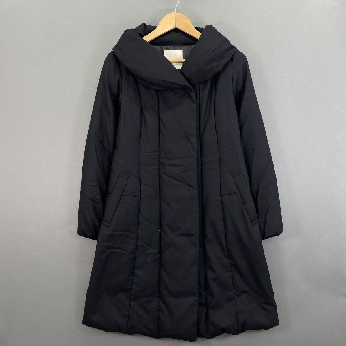 Eb2 自由区 ジユウク アウター ロングコート スーパーロングダウンコート ウールコート ジップアップブラックコート レディース 女性服 M(Mサイズ)｜売買されたオークション情報 ...