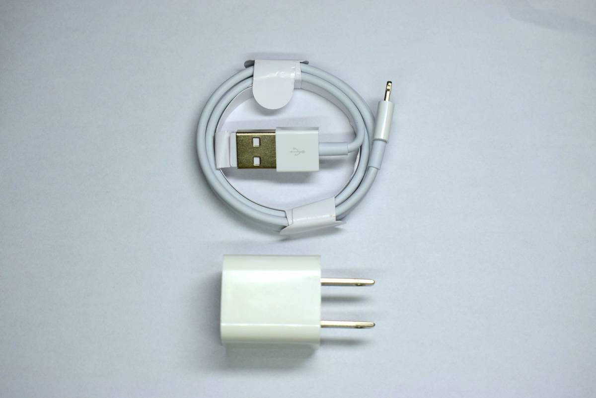 Apple 純正 iPhone 小型軽量電源アダプタ Model A1385＋ Lightning ケーブル 1m付き(USB式充電器)｜売買 ...