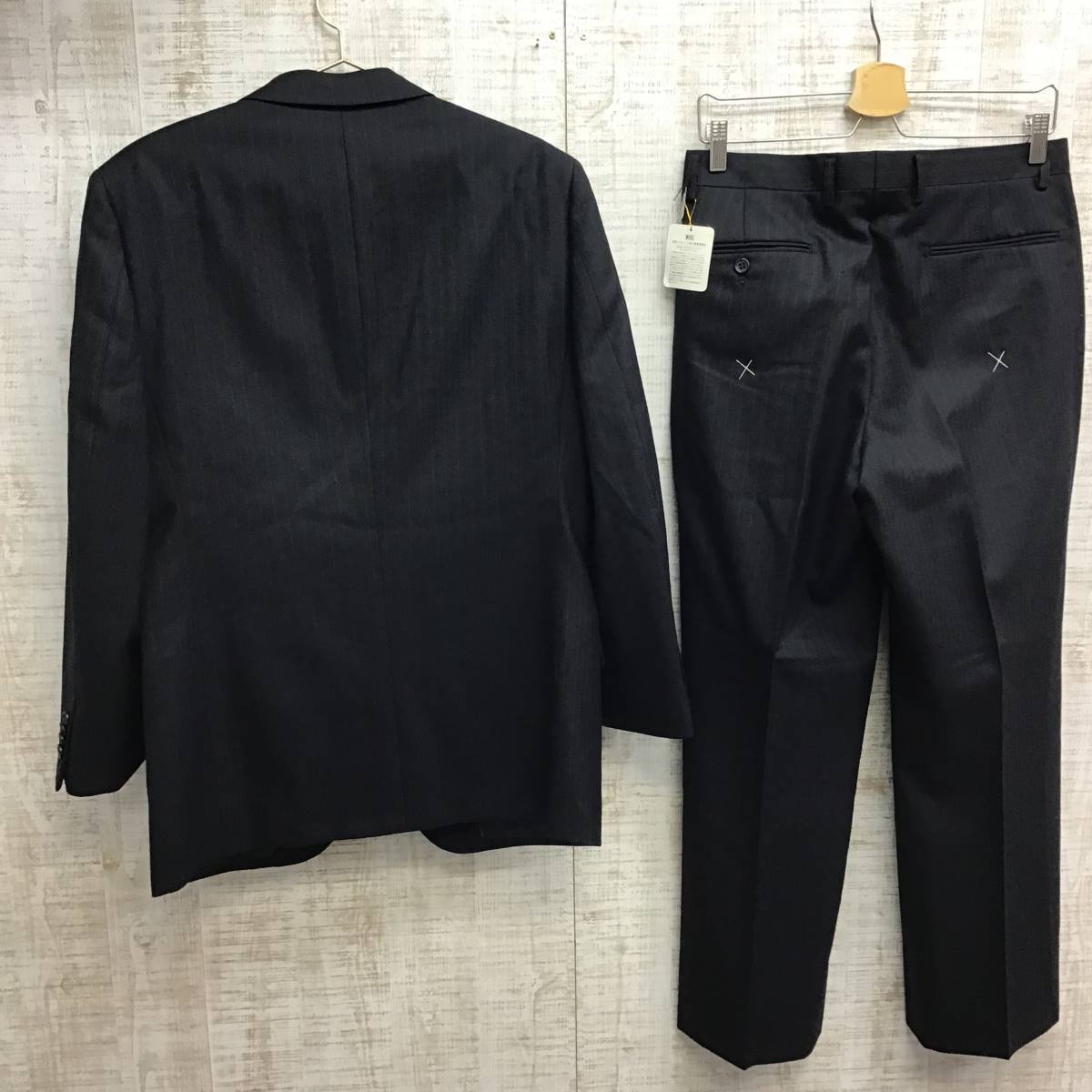 A525 KANSAI YAMAMOTO | カンサイヤマモト スーツ ダークネイビー サイズ170cm(Lサイズ)｜売買されたオークション情報、yahooの商品情報をアーカイブ公開 ...