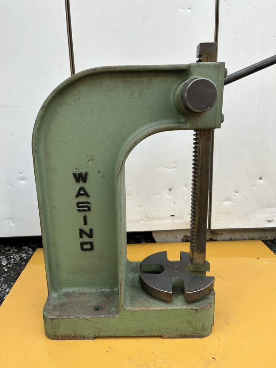 WASINO ワシノ PA38 アーバープレス 手動 プレス機 ハンドプレス機 加工 品(圧着工具、ハンドプレス機)｜売買されたオークション ...