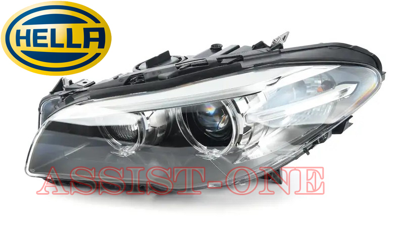 純正OEM HELLA製 BMW 5シリーズ F10 F11 後期 バイキセノン 左ヘッドライト 左ヘッドランプ 左 日本仕様 6311 ...