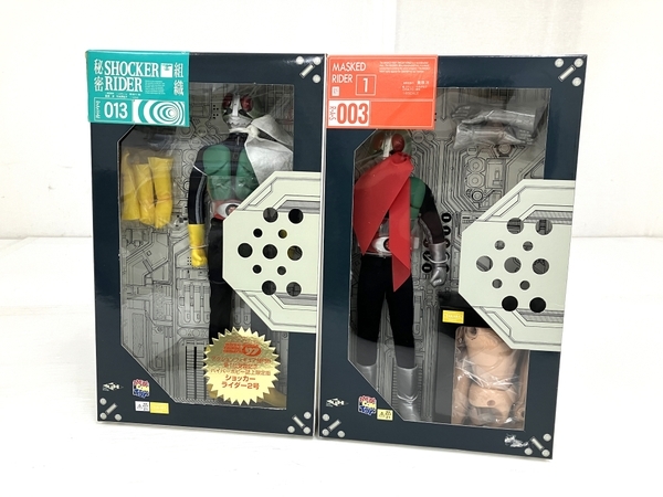 MEDICOM TOY RAS003 RAHM013 仮面ライダー 新1号 SHOCKER RIDER 2号 2点セット フィギュア ...