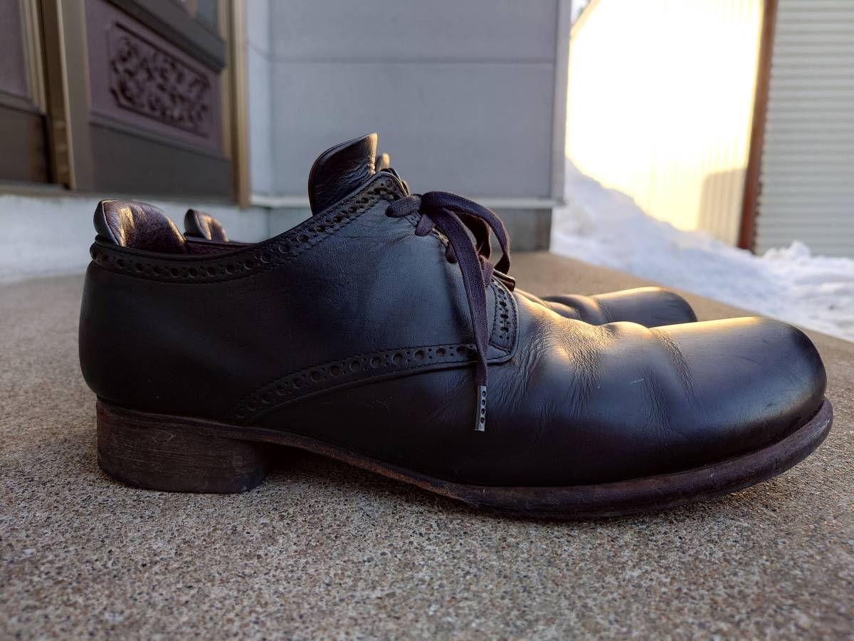 DEVOA GUIDI CALF LEATHER DERBY SHOES サイズ41 カーフレザーメダリオンダービーシューズ FW-MGS-Black(メンズシューズ)｜売買されたオークション ...