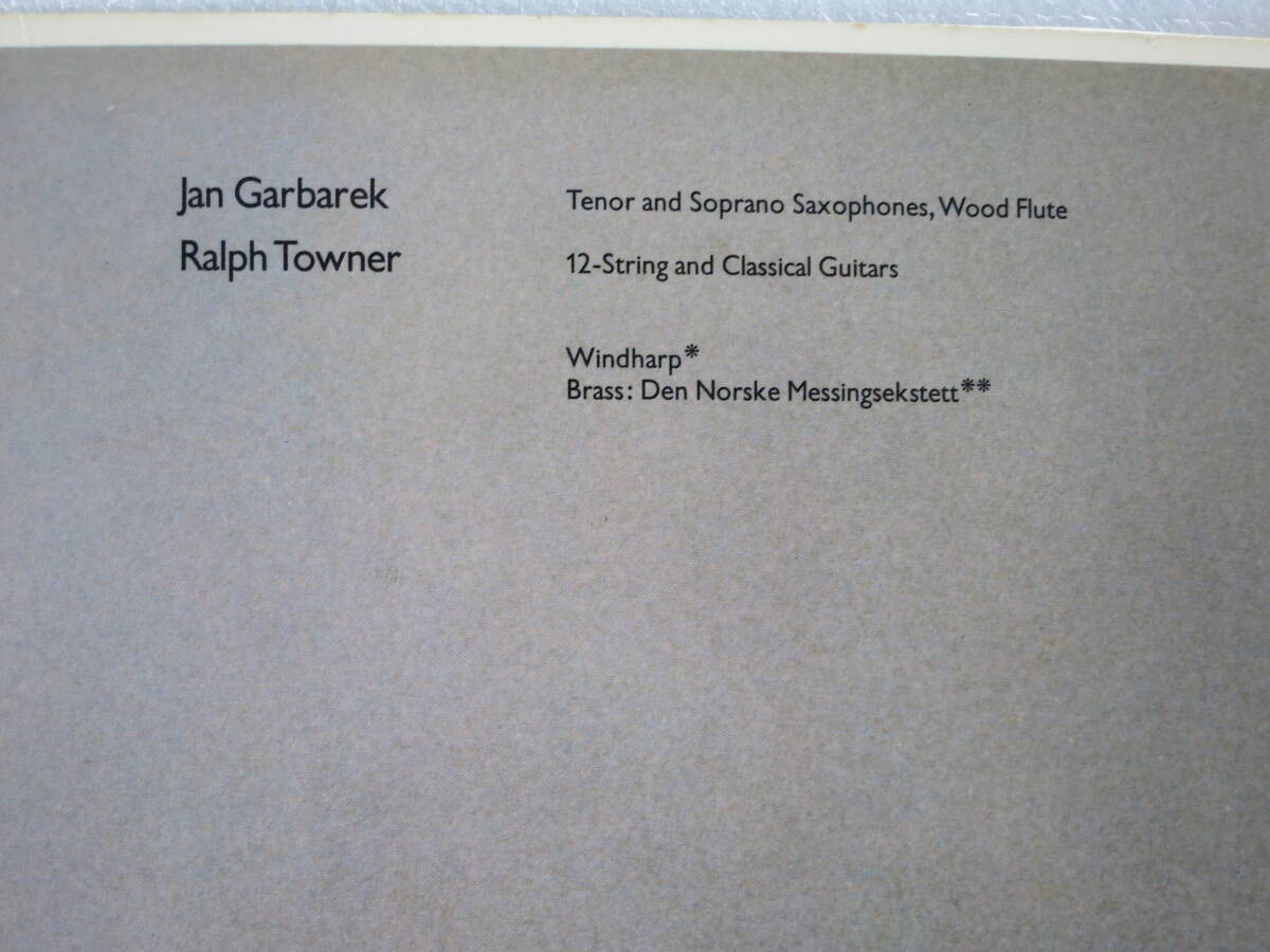 Jan Garbarek Dis ECM1093西ドイツ盤 ワンオーナー ヤン ガルバレク ラルフ タウナー(ジャズ一般)｜売買された ...